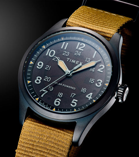 Expedition Field Post Solar 36mm Recycled Fabric Strap Watch ...