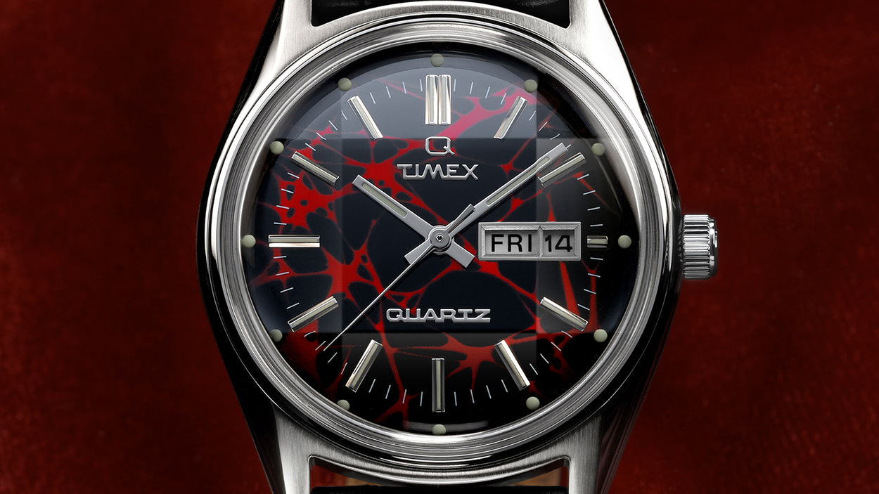 Q Timex Red Vega 1978 Reissue 38mm Leather Strap Watch - TW2Y55700 ...