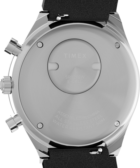 Q Timex Chronograph 40mm Leather Strap Watch - TW2V42700 | Timex UK