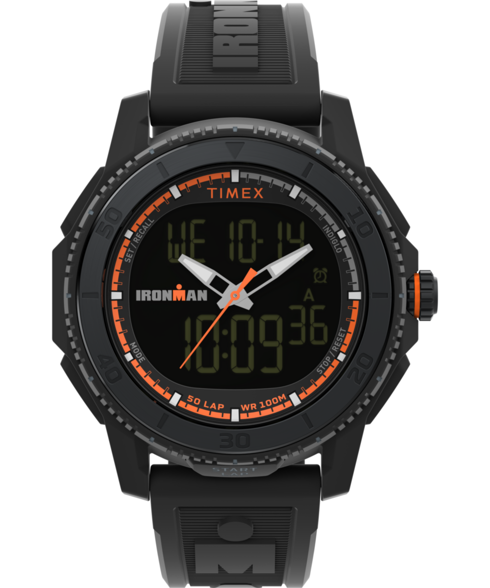 TIMEX® IRONMAN® Adrenaline Ana-digi 46.5mm PU Strap Watch - TW2W53600 ...